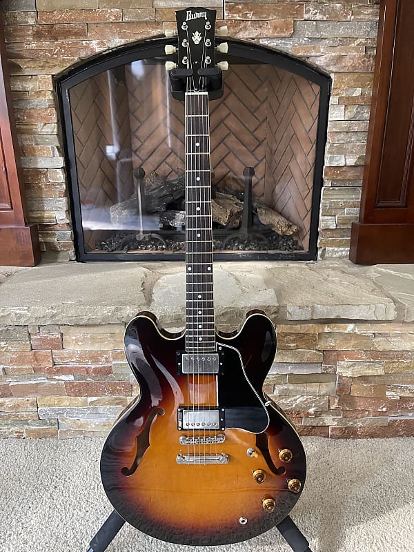 Burny RSA-100 1989 - Tobacco Sunburst (ES-335 type) | Reverb