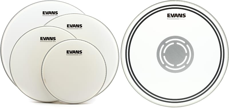 Evans UV1 Coated 4-piece Tom Pack - 10/12/16 inch with Free | Reverb