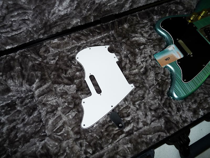 Custom MJT Telemaster Pickguard 2019 White 3-Ply | Reverb