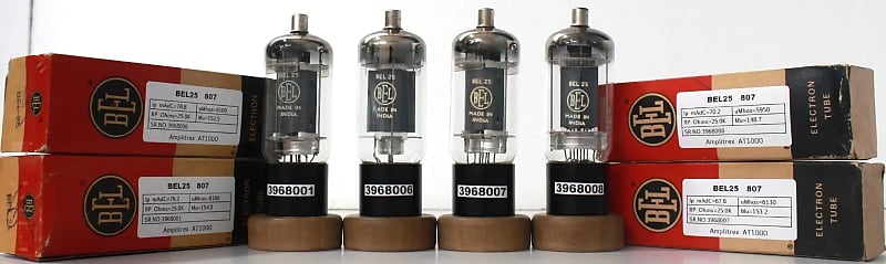 BEL 25 807 Ham Radio Tube made in India Amplitrex AT1000 | Reverb