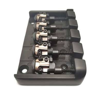 Ibanez Accu-Cast B505 5 Strings Bass Bridge - Black | Reverb
