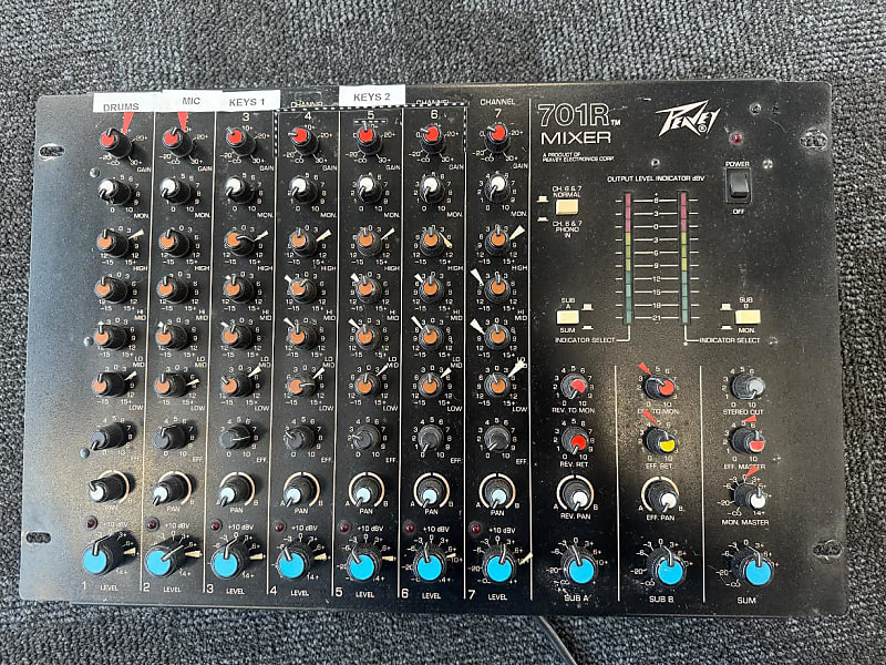 Peavey 701R Mixer Passive Board Rack Mount Mixer | Reverb