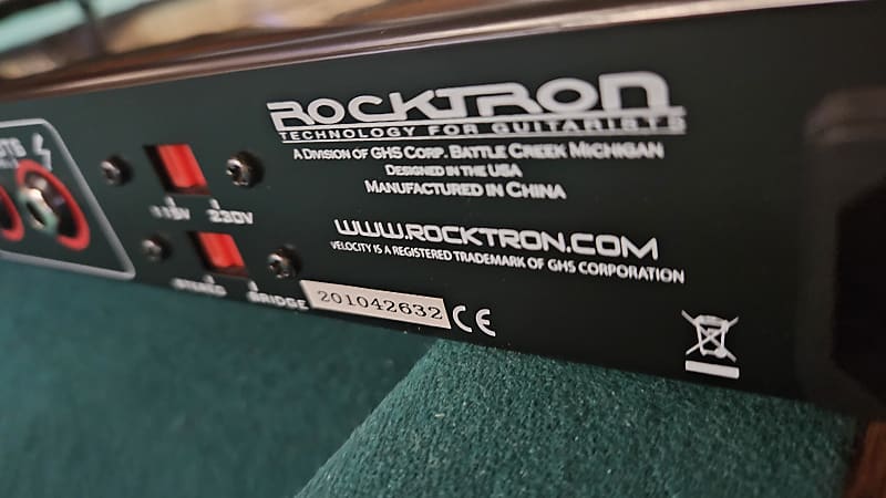 Rocktron V300 Velocity 300W Rack Amp | Reverb
