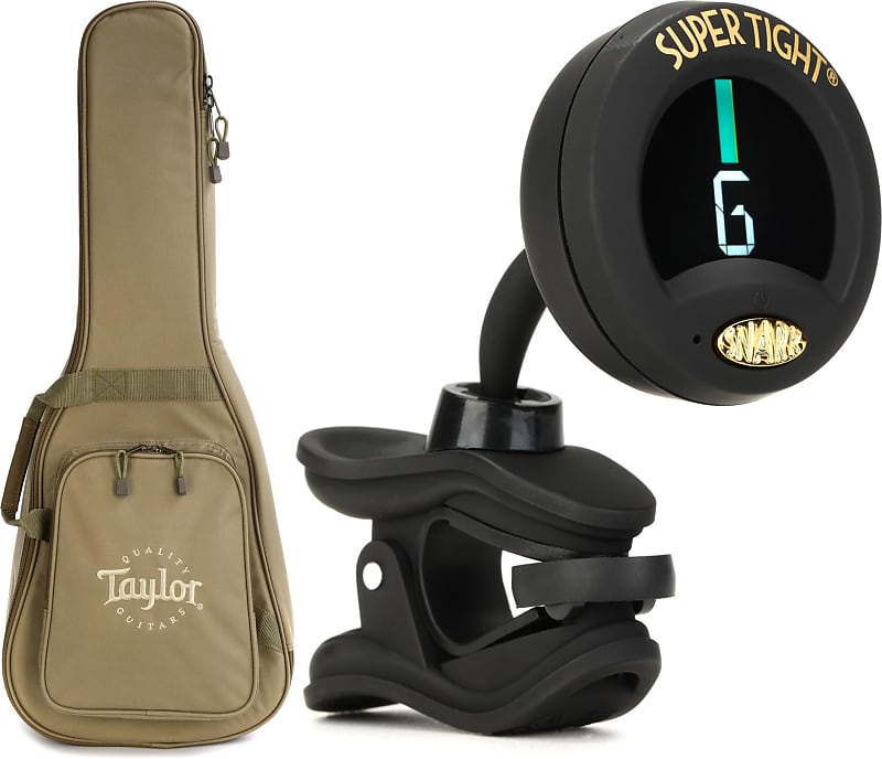 Taylor Baby Gig Bag - Tan Bundle with Snark ST-8 Super Tight | Reverb