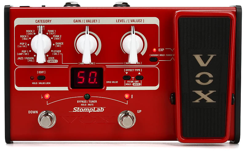 Vox StompLab 2B Bass Multi-effects Pedal (5-pack) Bundle | Reverb