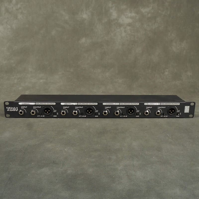 T.Racks TDI4 4 Channel Passive DI Rack - 2nd Hand | Reverb