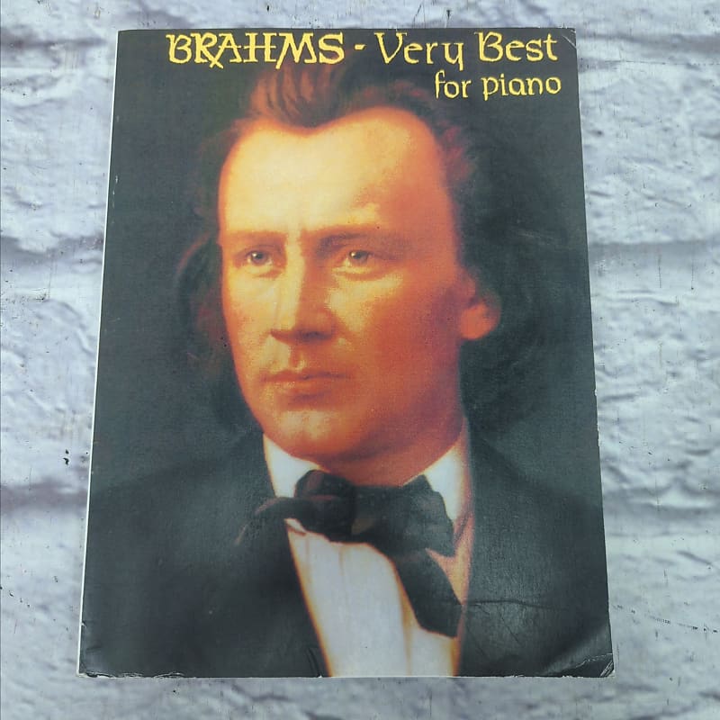 Brahms - Very Best For Piano Manuscript Notation Book | Reverb
