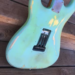 Fender Stratocaster - Daphne Blue (Hard Relic) | Reverb