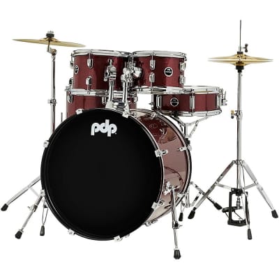 PDP Encore Complete 5-Piece Drum Set With Chrome Hardware and | Reverb