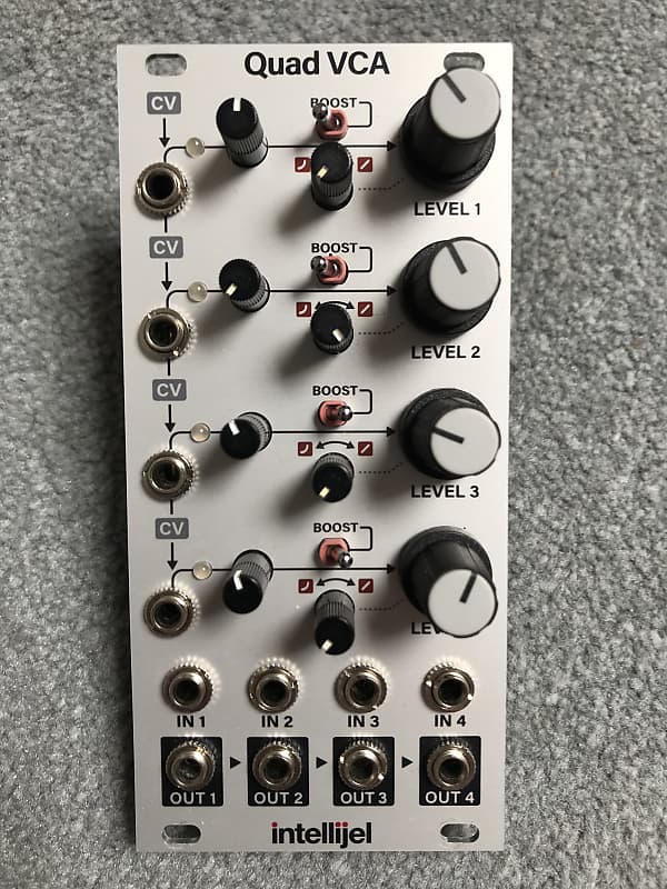 Intellijel Quad VCA Eurorack Synth Module 2017 - Present - | Reverb UK