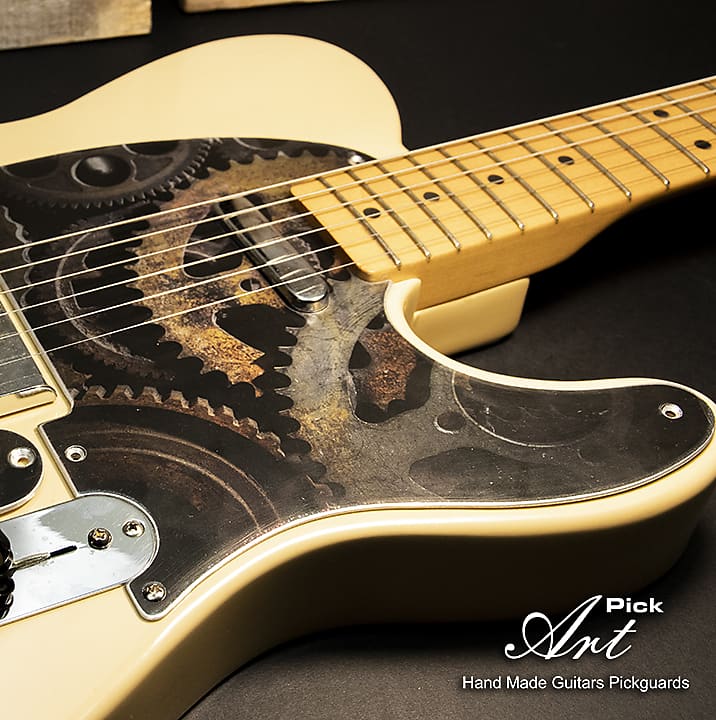 Telecaster 52 Pickguard Aluminum 1.5mm SET - Steampunk Old | Reverb