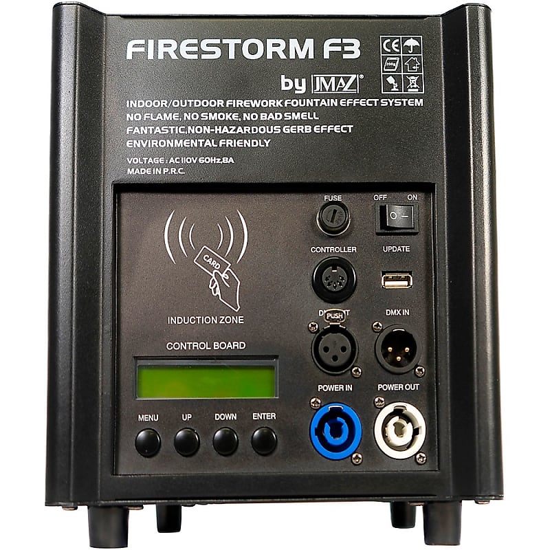 JMAZ LIGHTING Firestorm F3 500W Cold Spark Machine | Reverb