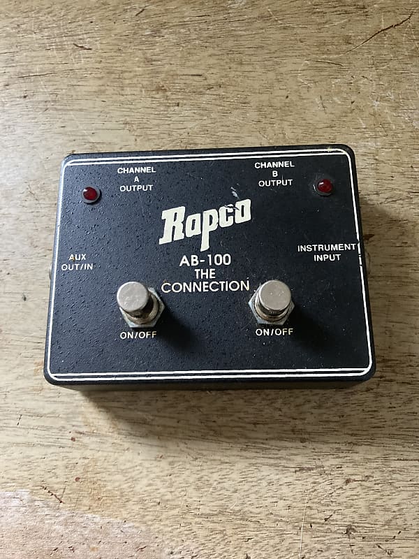 RapCo AB-100 “ The Connection “ A / B Box Early 90’s - Black | Reverb