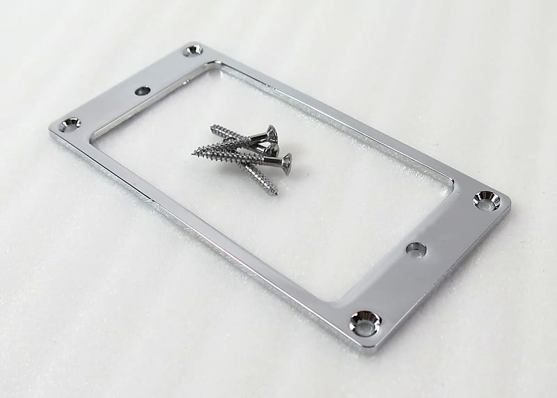 Humbucker Ring Kit Metal Chrome with Screws + Free USA | Reverb