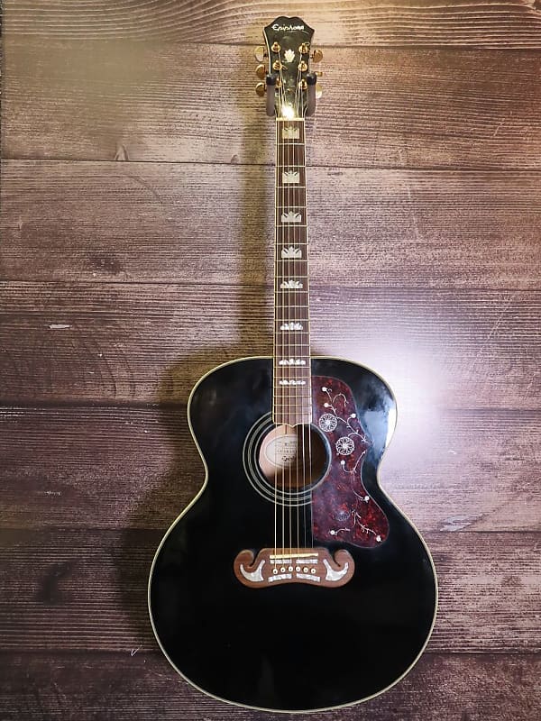 Epiphone EJ200 Acoustic Guitar (Edison, NJ) | Reverb