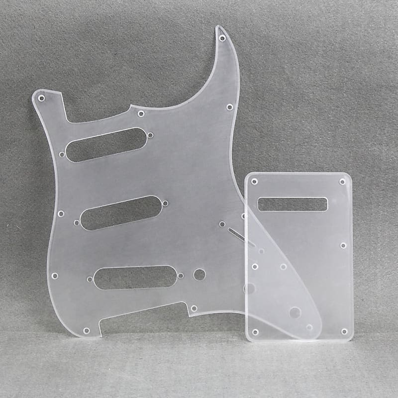 11-Hole SSS Strat Pickguard and Matching Back Plate - | Reverb UK