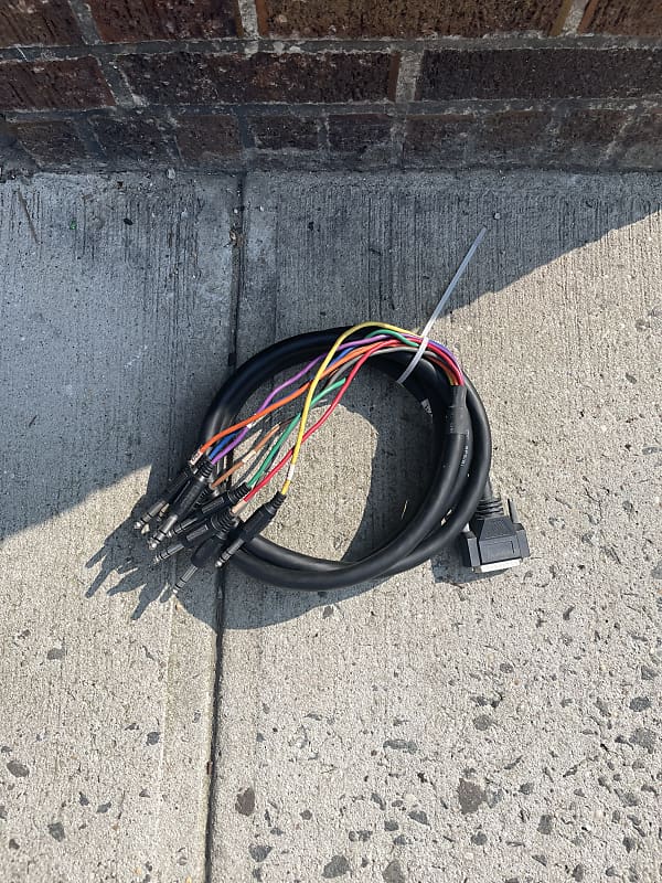 Hosa TDIF to ¼" Tip Ring Sleeve Cable 10’ (8-Channel) | Reverb