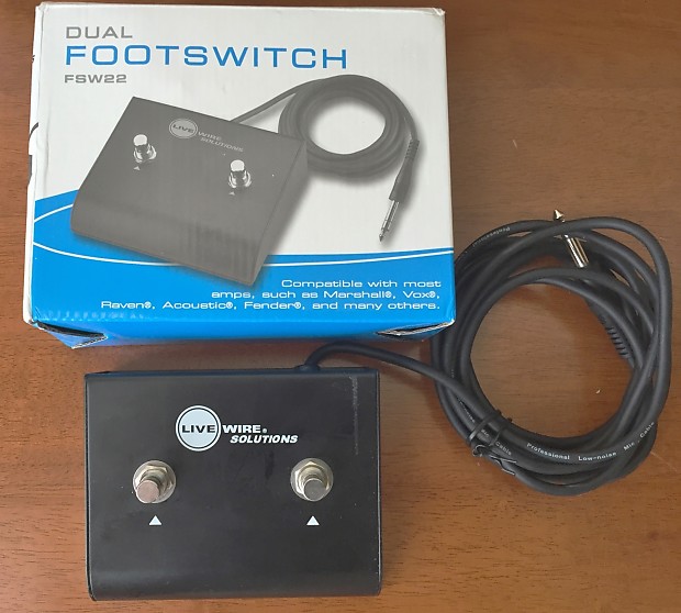 LiveWire F/LSW22 Dual Latching Footswitch | Reverb