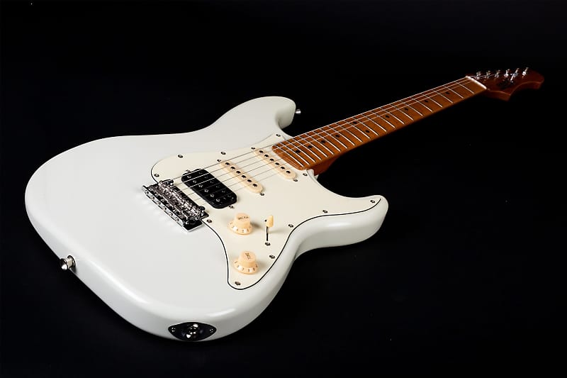 Jet Guitars JS-400 S-Type HSS Electric Guitar in Olympic | Reverb