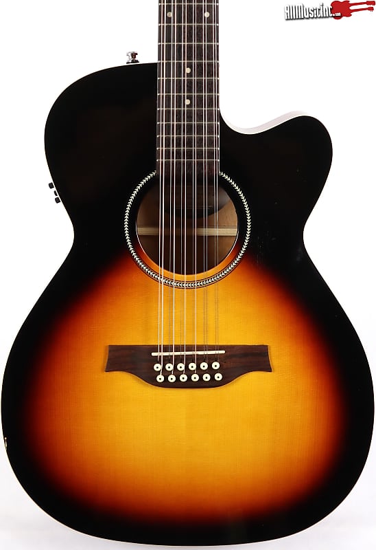 Seagull S12 CH CW Spruce GT QIT 12-String Acoustic Electric | Reverb