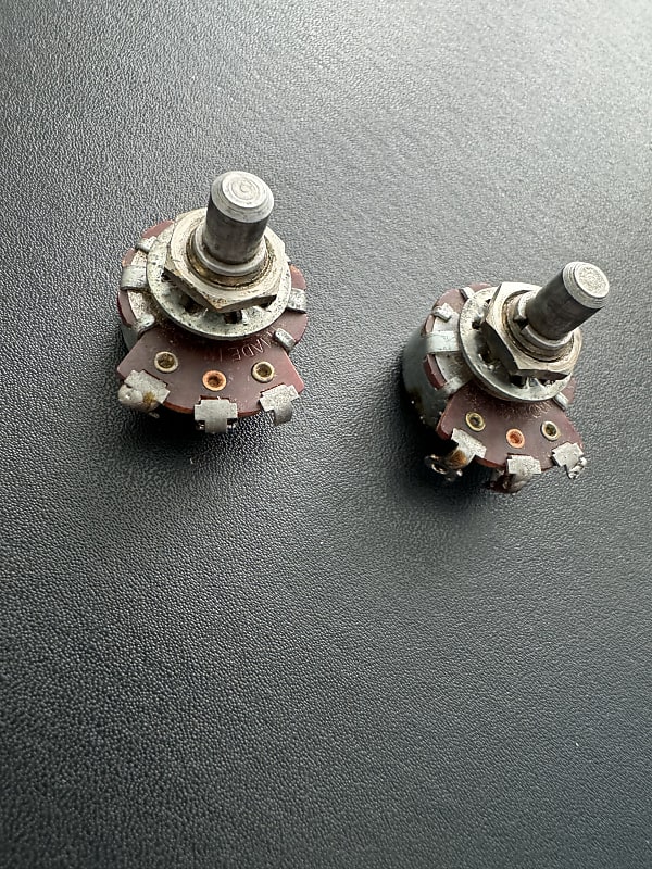 1952 Fender Telecaster pots match set 1952 - Original pre cbs | Reverb