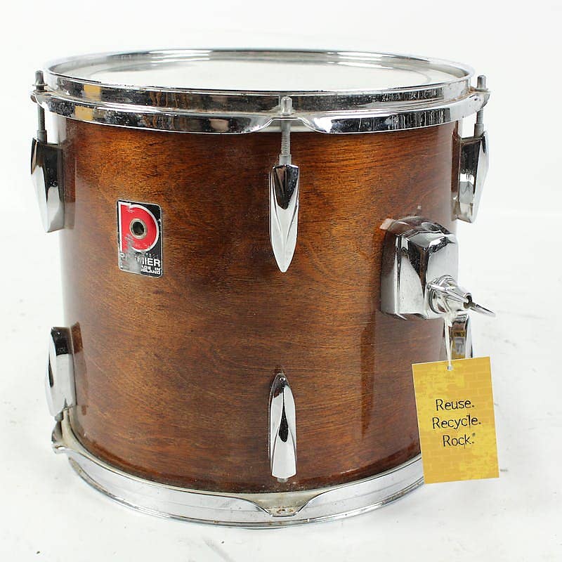 Used Premier RACK TOM Single Drums 12" Wood | Reverb