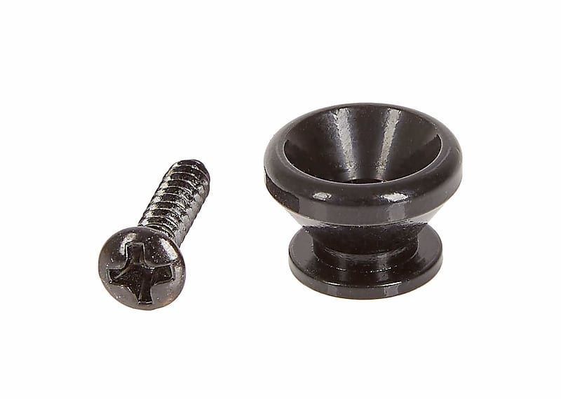 TAYLOR STRAP BUTTON & SCREW, BLACK + $5 Shipping | Reverb