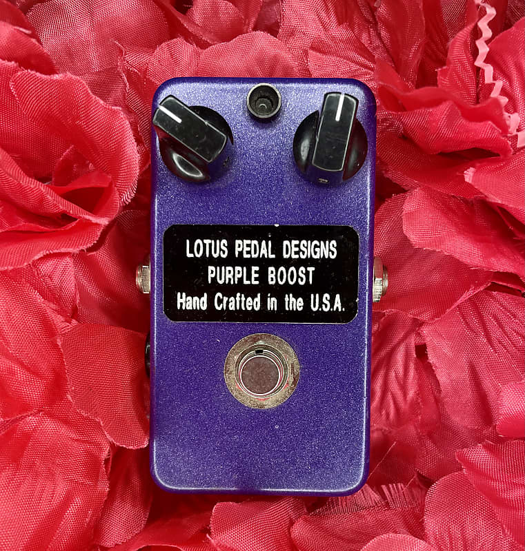 Lotus Pedal Designs Purple Boost Purple Sparkle | Reverb