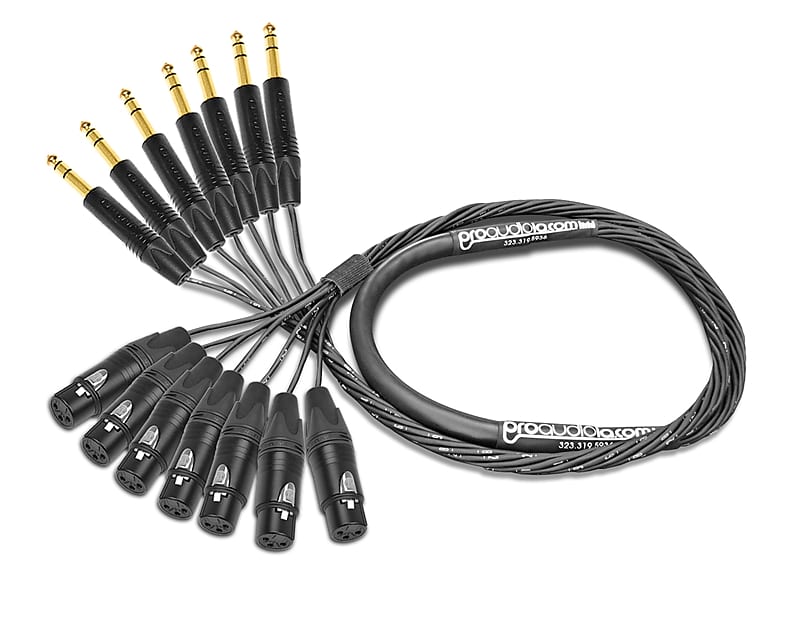 Standard 7 Channel Mogami 2932 Snake | Neutrik Gold TRS to | Reverb