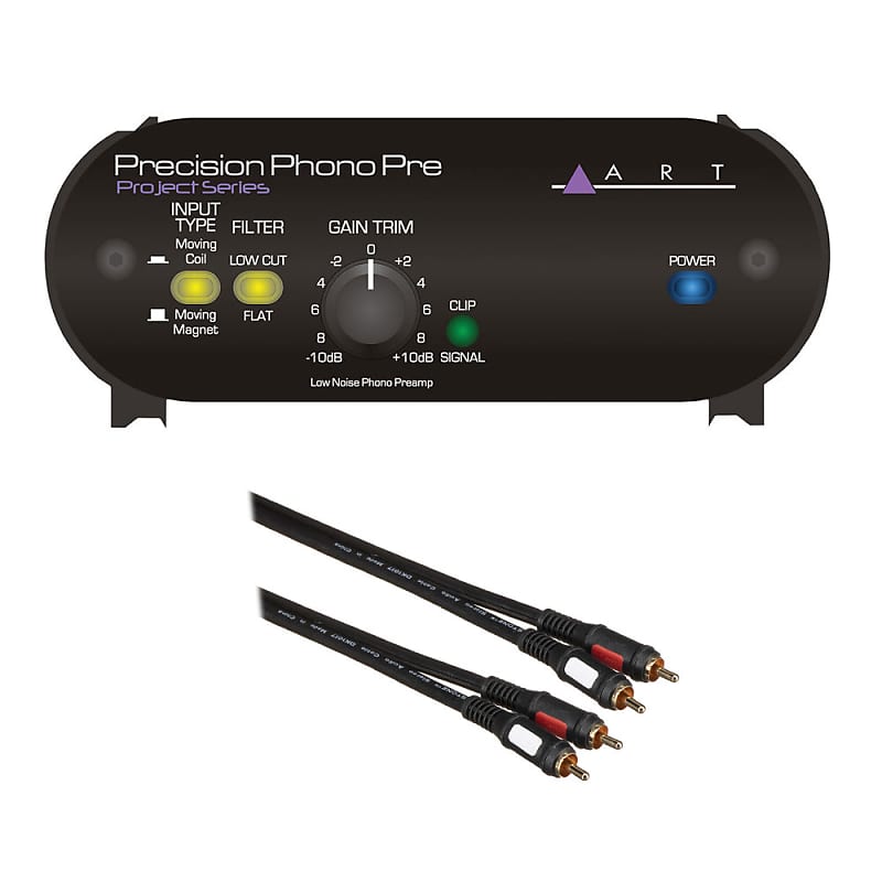 ART Precision Phono Preamp for Turntables with 6' RCA to RCA | Reverb