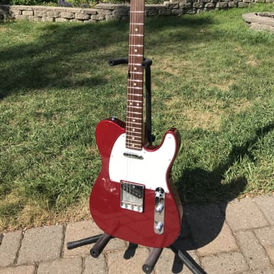 Candy Apple Red Telecaster Baja Clone, Warmoth Conversion | Reverb