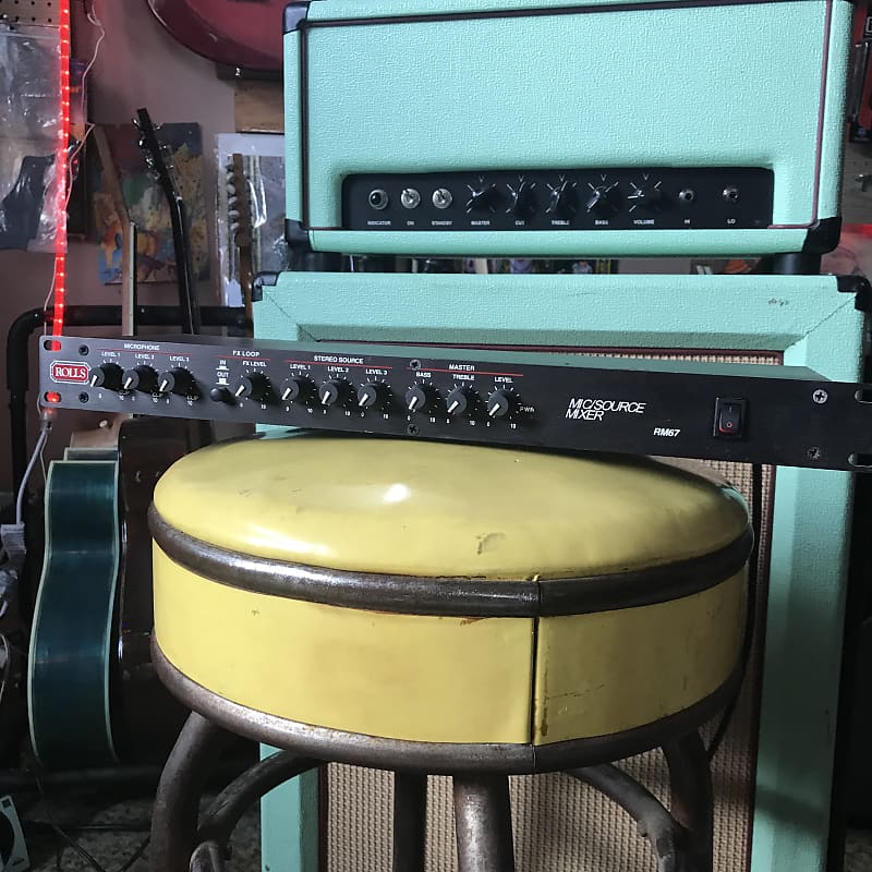 Rolls RM67 Mic / Source Mixer Black | Reverb