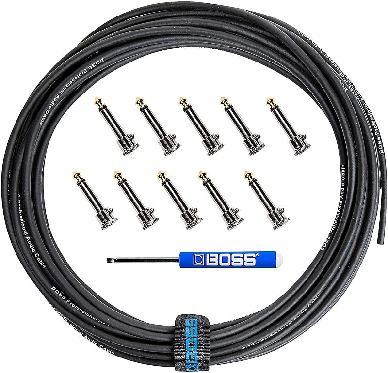 Boss BCK-10 10-Piece Solderless Pedalboard Cable Kit | Reverb