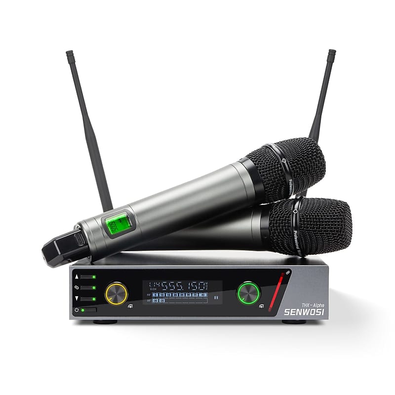 Dual Channel Uhf Metal Wireless Mic System With Two Wireless | Reverb