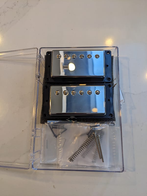 Gibson Burstbucker Pro Pickup Set 2017 - Chrome | Reverb