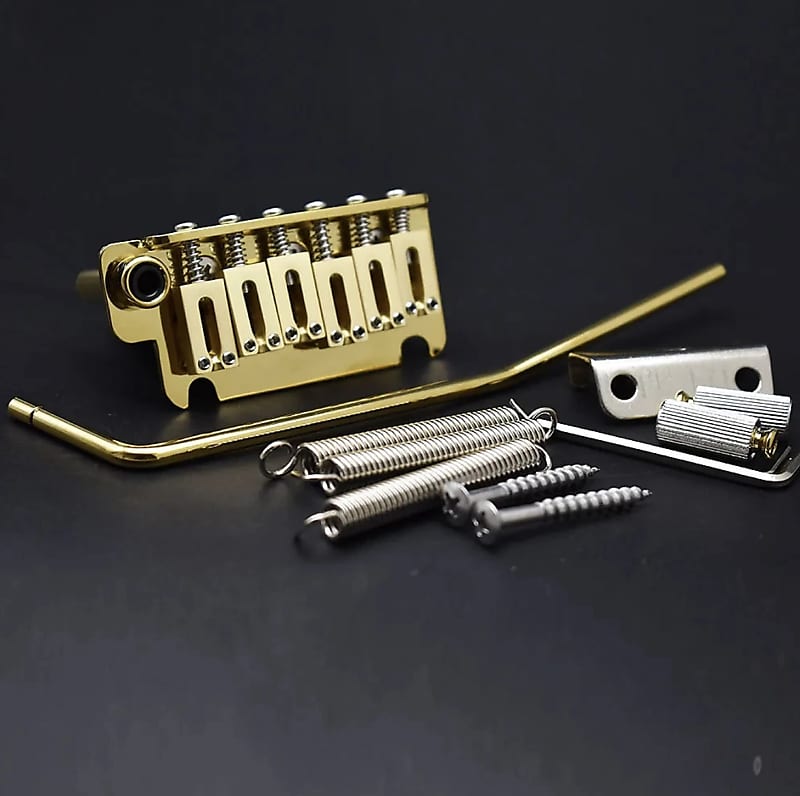 Gold 2 Point Guitar Strat Style Bridge Tremolo System | Reverb UK