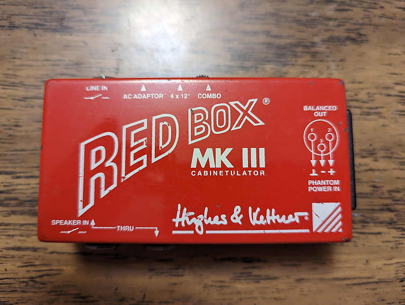 Hughes & Kettner Red Box Mk III 1990s - Red | Reverb