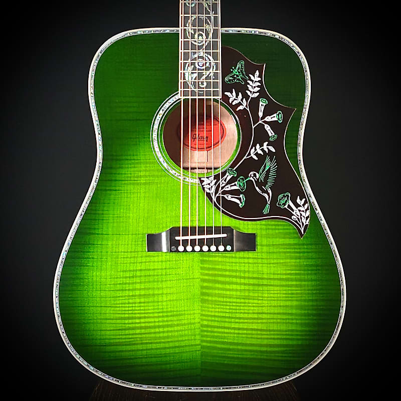 Gibson Hummingbird Ultima Exclusive - Emerald Green | Reverb