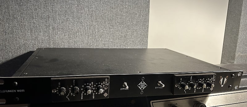 Telefunken w695 Stereo EQ Pair Custom Rack | Reverb