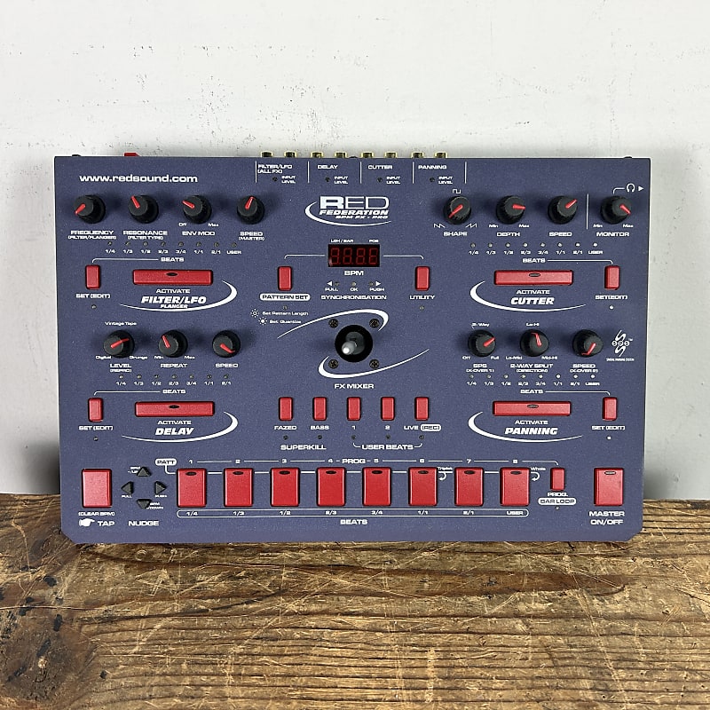 Red Sound Federation BPM FX Pro - Grey / Red | Reverb