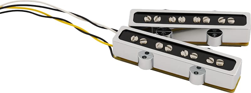 Fender Cobalt Chrome Jazz Bass Pickup Set | Reverb