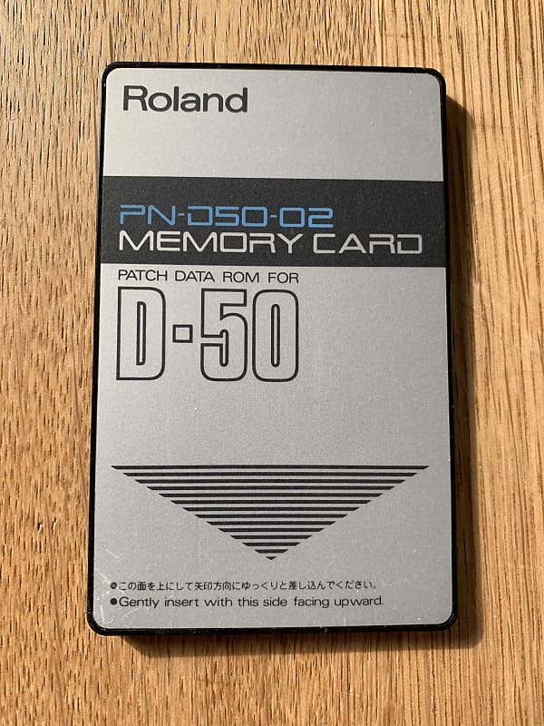 Roland PN-D50-02 Memory Card Patch Data ROM for D-50 | Reverb España