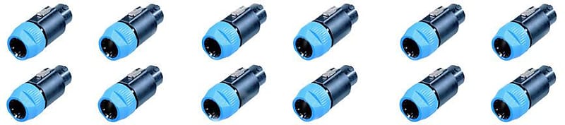(12 PACK) NEUTRIK NL8FC 8-Pole Locking High-Load Speakon | Reverb