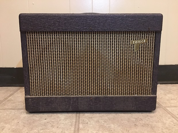 Purple Vintage Teisco 71c 1960's Tube Amp with Tremolo | Reverb
