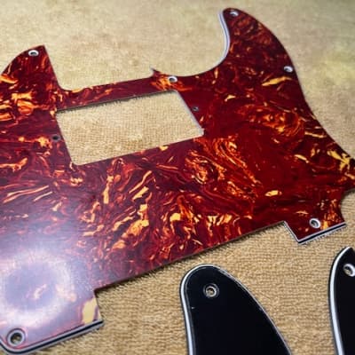 Multiple Telecaster Pickguard 2020's - Black Tortoise | Reverb