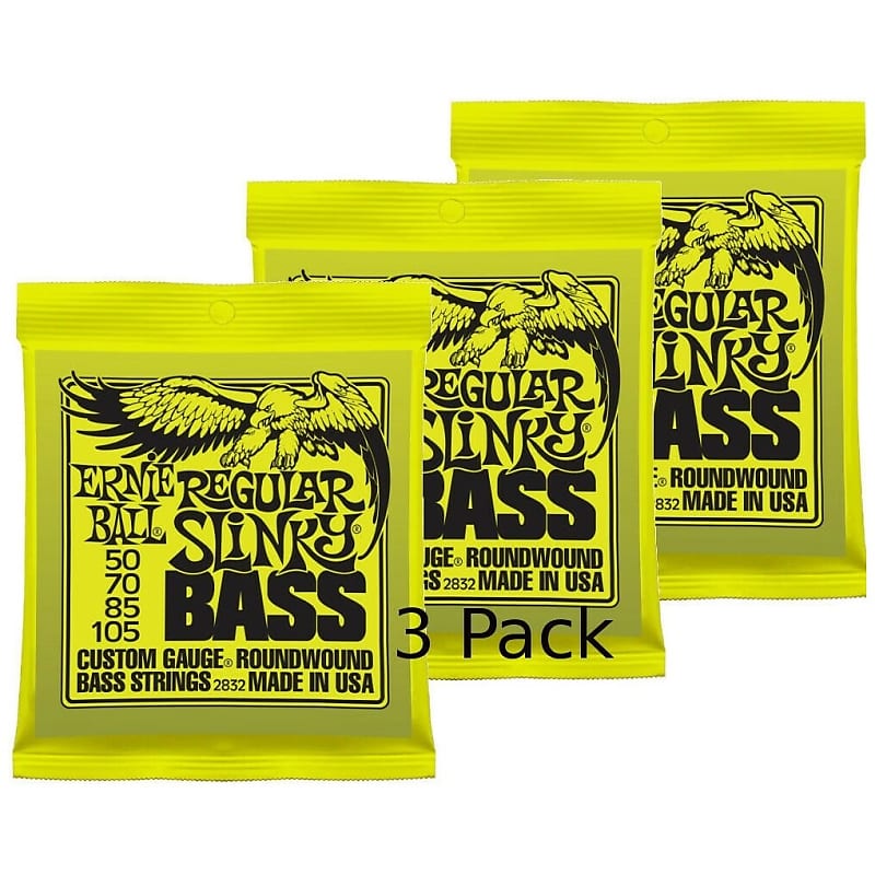 Ernie Ball Regular Slinky Electric Bass Guitar String 2832 | Reverb