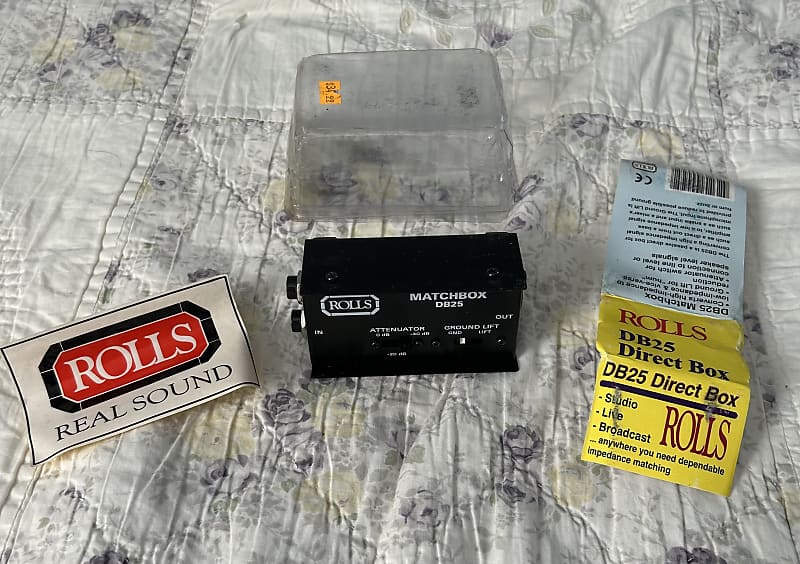 Rolls DB25 Direct Box Mid 2000s - black | Reverb