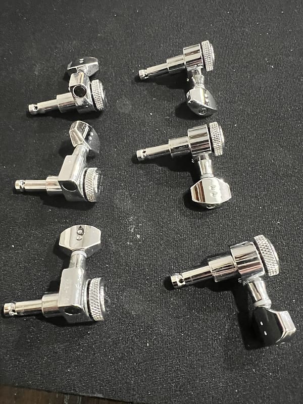 Graph Tech 6 in line locking tuners Chrome | Reverb UK