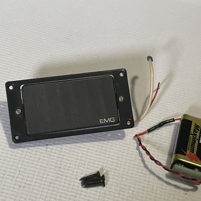 1990's Vintage EMG USA 81 Black Bridge Position Humbucker | Reverb