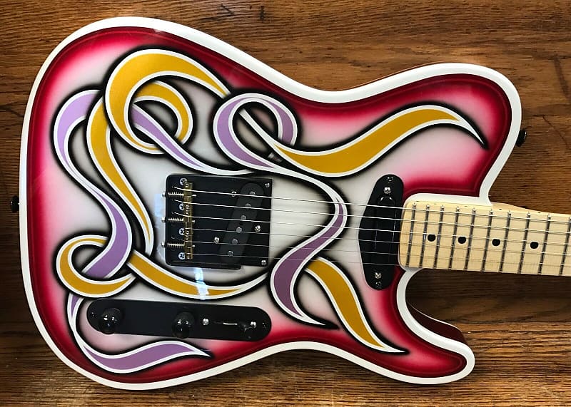 Nick Perri Ink guitars Shakespeare Telecaster Bobby Bordeaux | Reverb